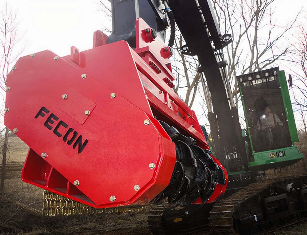 Bull Hog® Excavator Mulching Head - Fecon