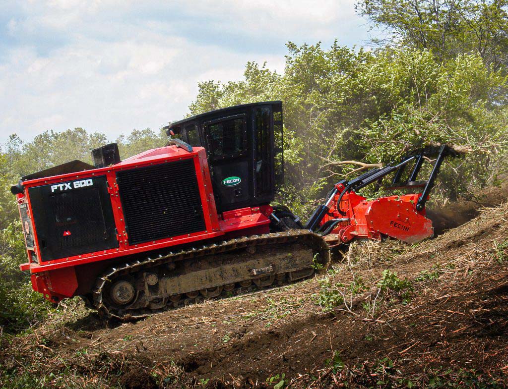 Clearing Right-of-way Land Requires the Right Equipment - Fecon