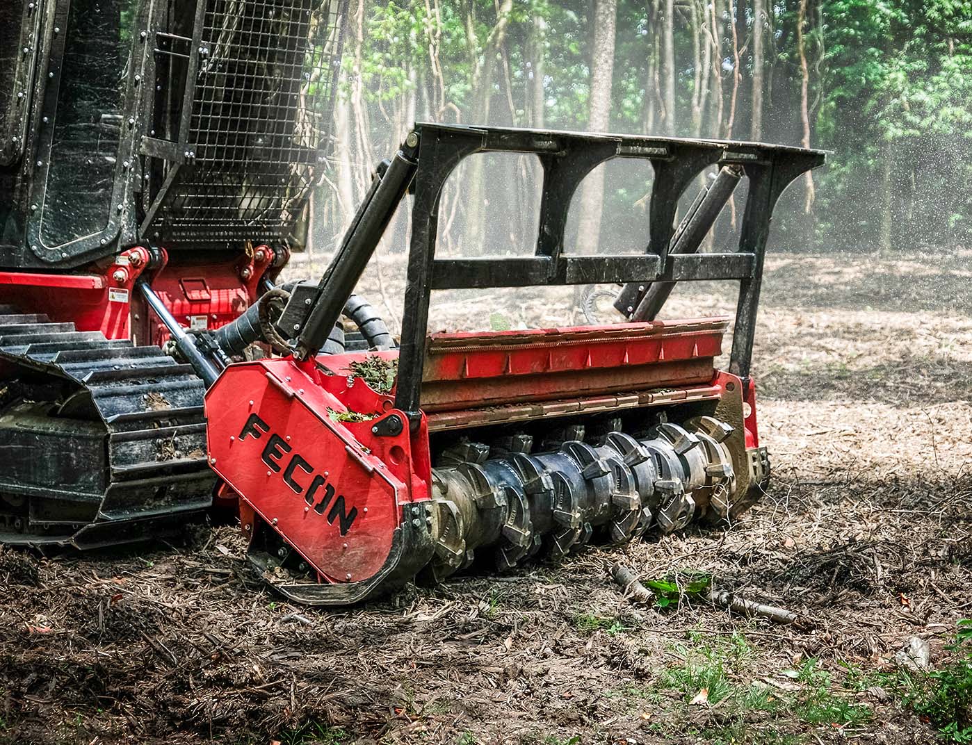 Bull Hog Tractor Mulching Attachment 200+ HP | FECON