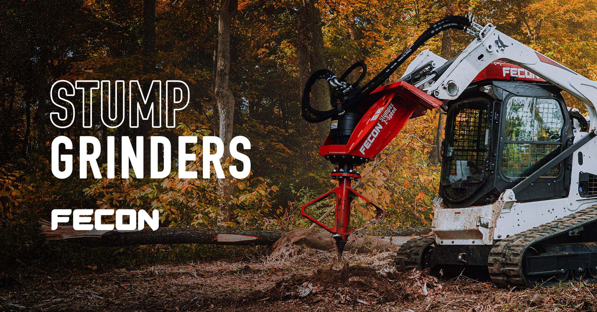Skid Steer Stump Grinder | FECON
