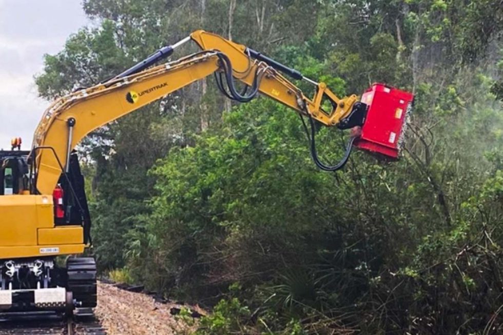 Excavator Mulching Head Attachment 12-20 Ton - Fecon