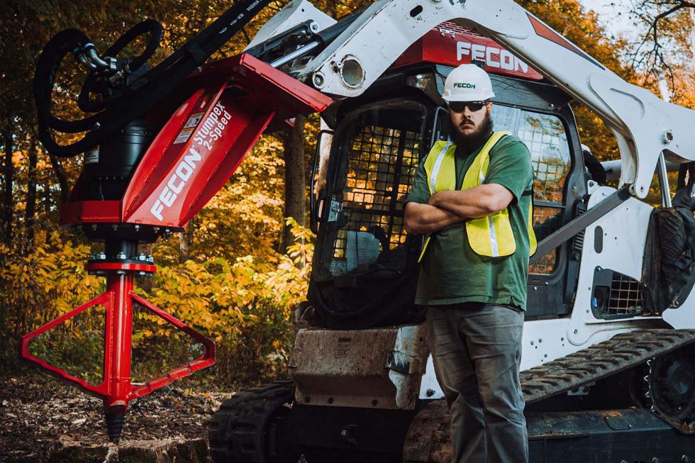 STUMPEX 2-Speed Stump Grinder Attachment - Fecon